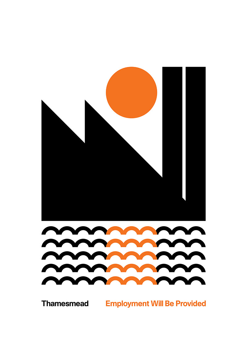 A utopian ideal: Peter Chadwick’s Thamesmead poster series