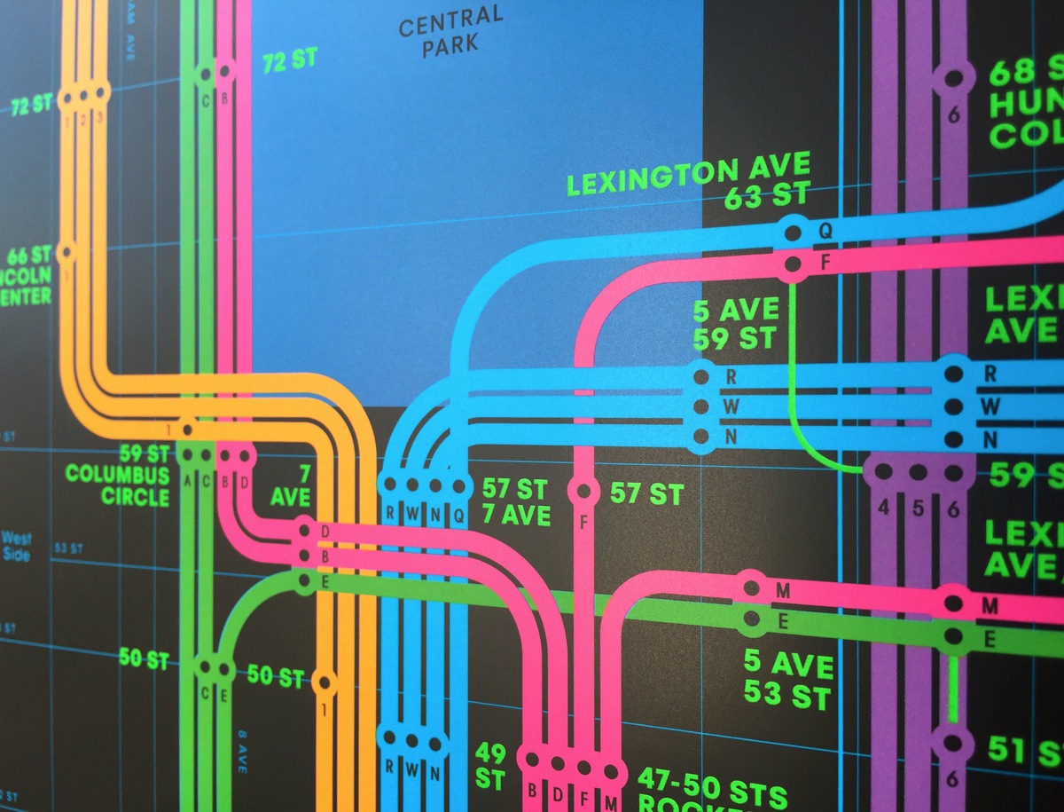 WORK: Triboro release two Wrong Color Subway Maps