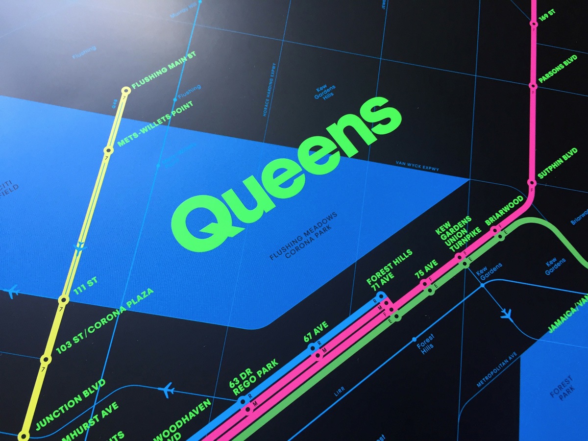 WORK: Triboro release two Wrong Color Subway Maps