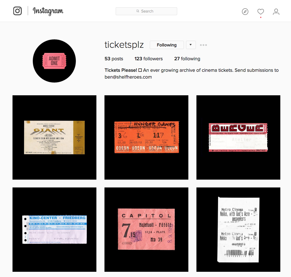 Tickets Please! an archive of vintage ticket stubs