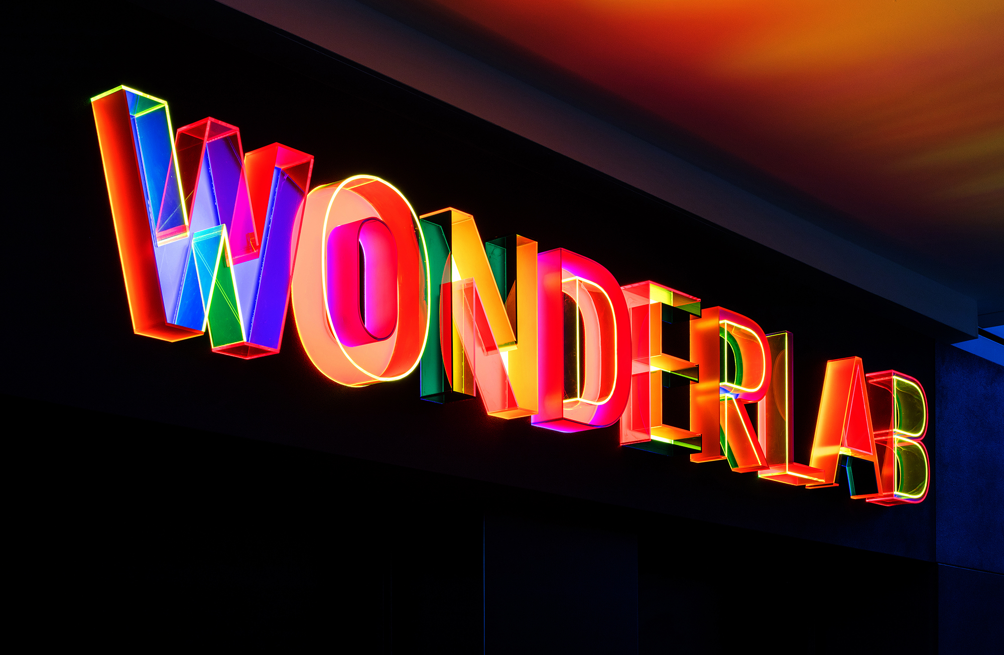 LucienneRoberts+ creates colourful graphics for Wonderlab gallery