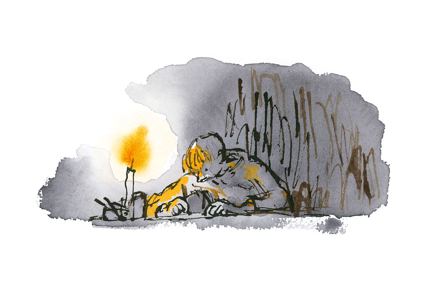 WORK: Quentin Blake for limited edition Riddley Walker reissues