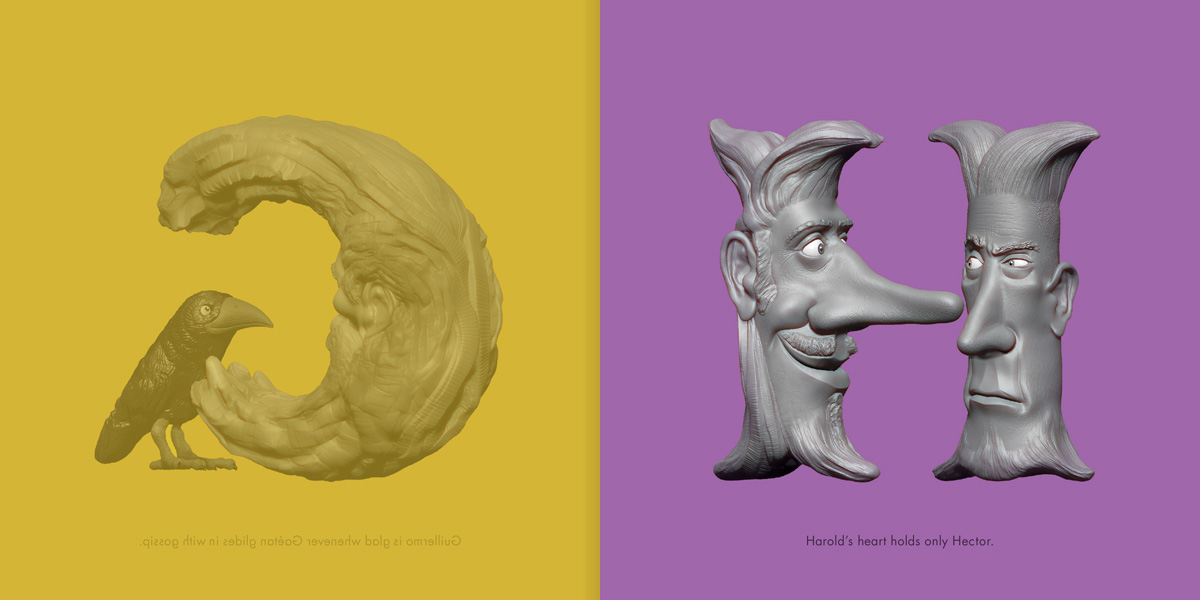 Stefan G Bucher’s Letterheads: characters with character