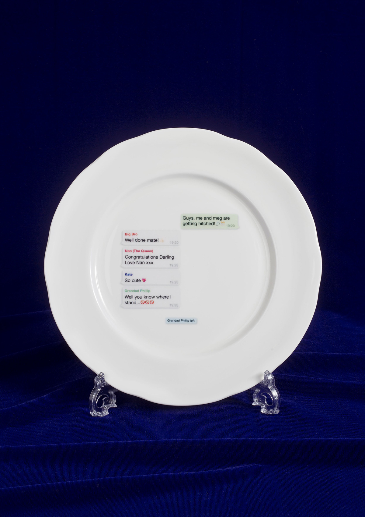 Unroyal Plates ‘celebrate’ Harry and Meghan’s upcoming royal wedding