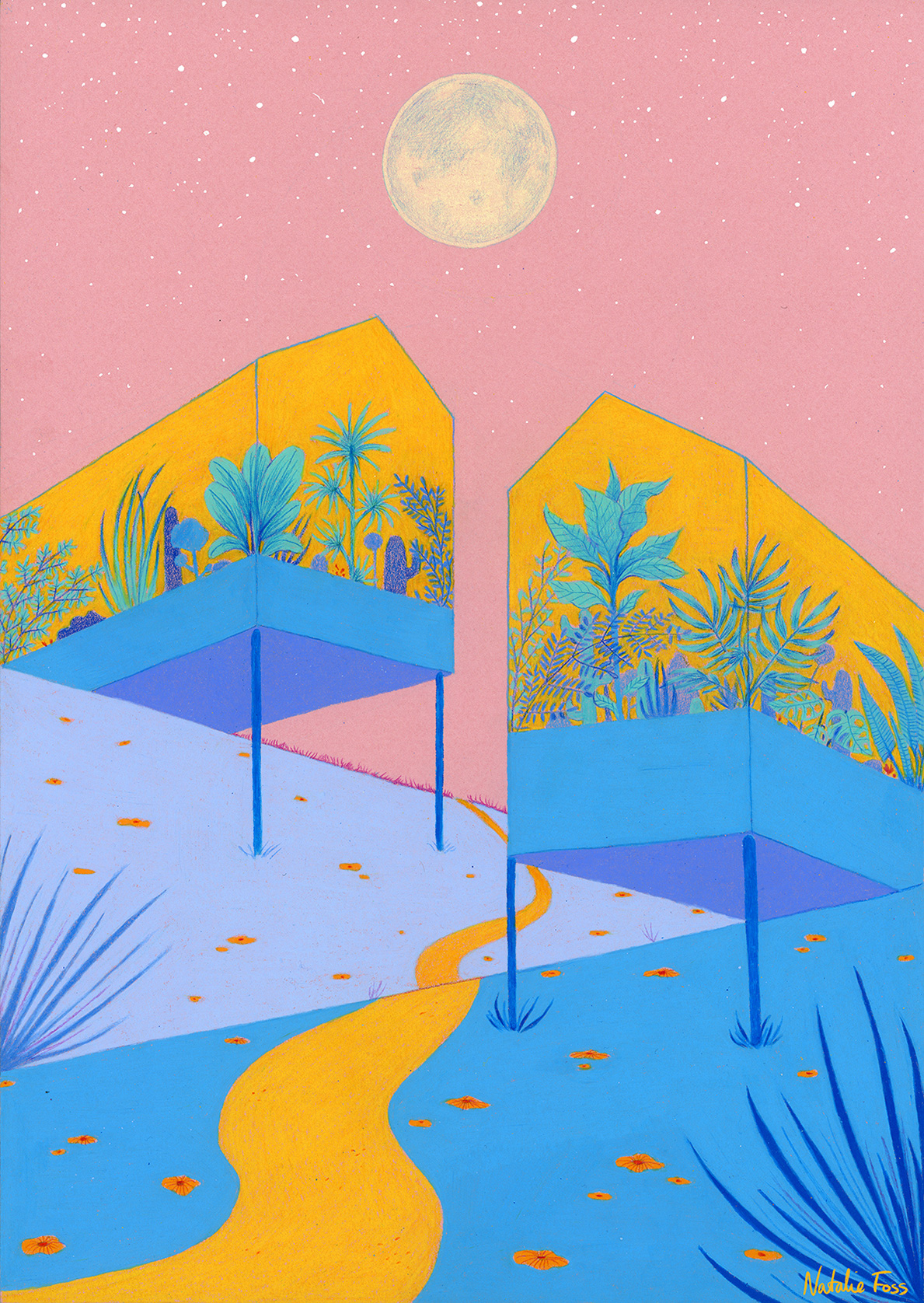 Natalie Foss on her mystical, 70s-inspired illustrations