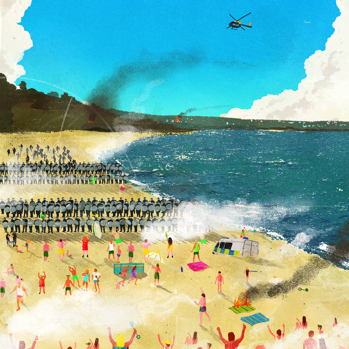 Illustrator Reuben Dangoor’s quick-witted take on Britishness