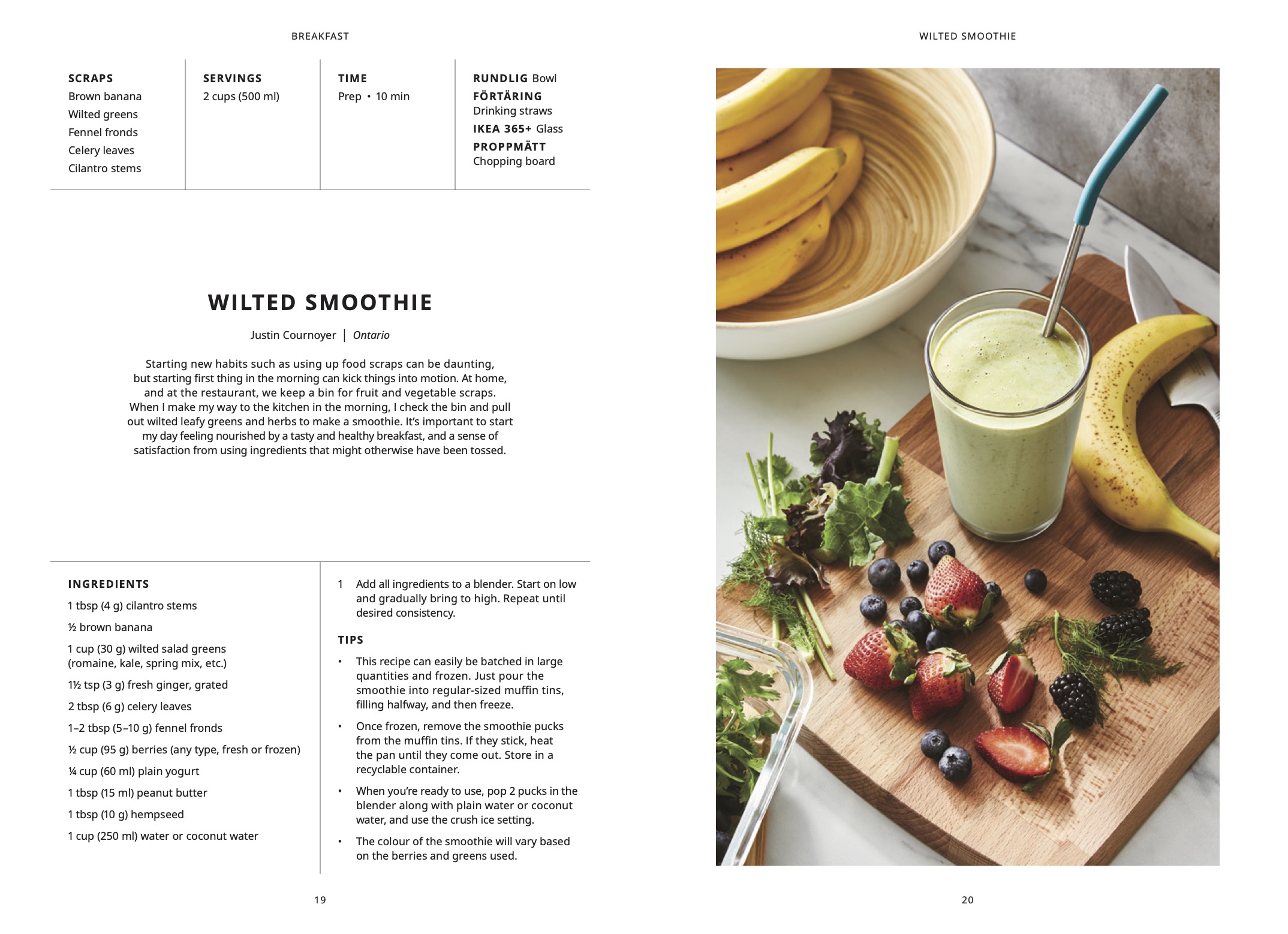 Ikea’s ScrapsBook is a recipe collection for your leftovers