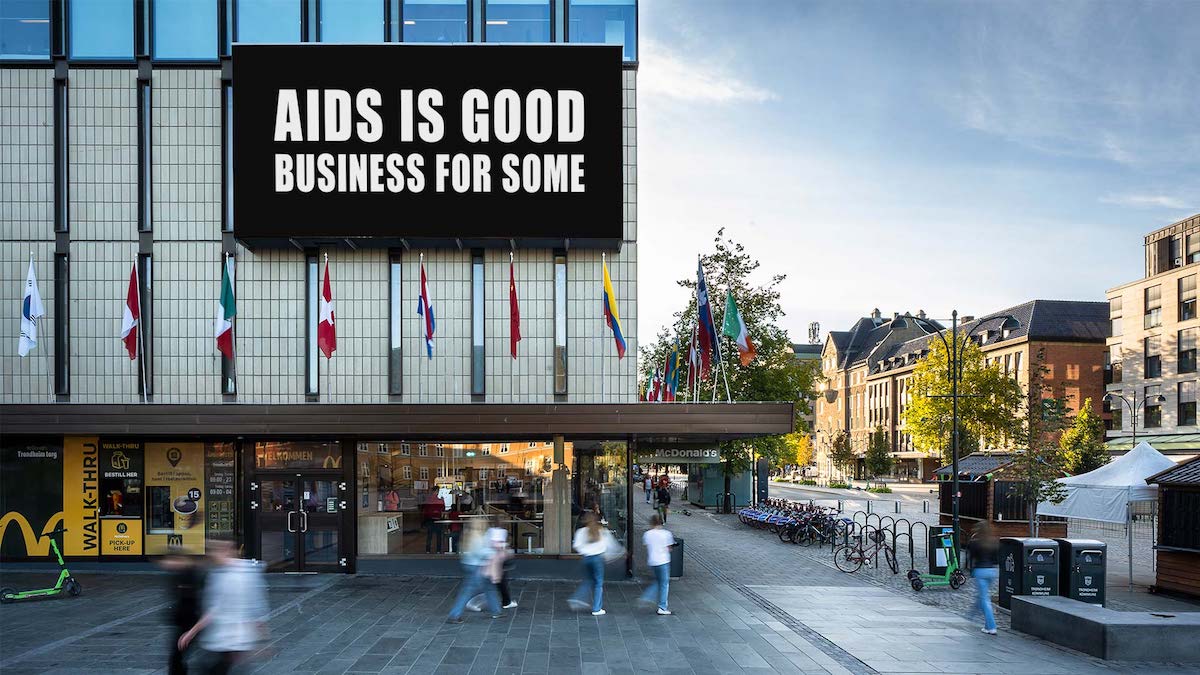 How artists subverted the language of ads to talk about AIDS