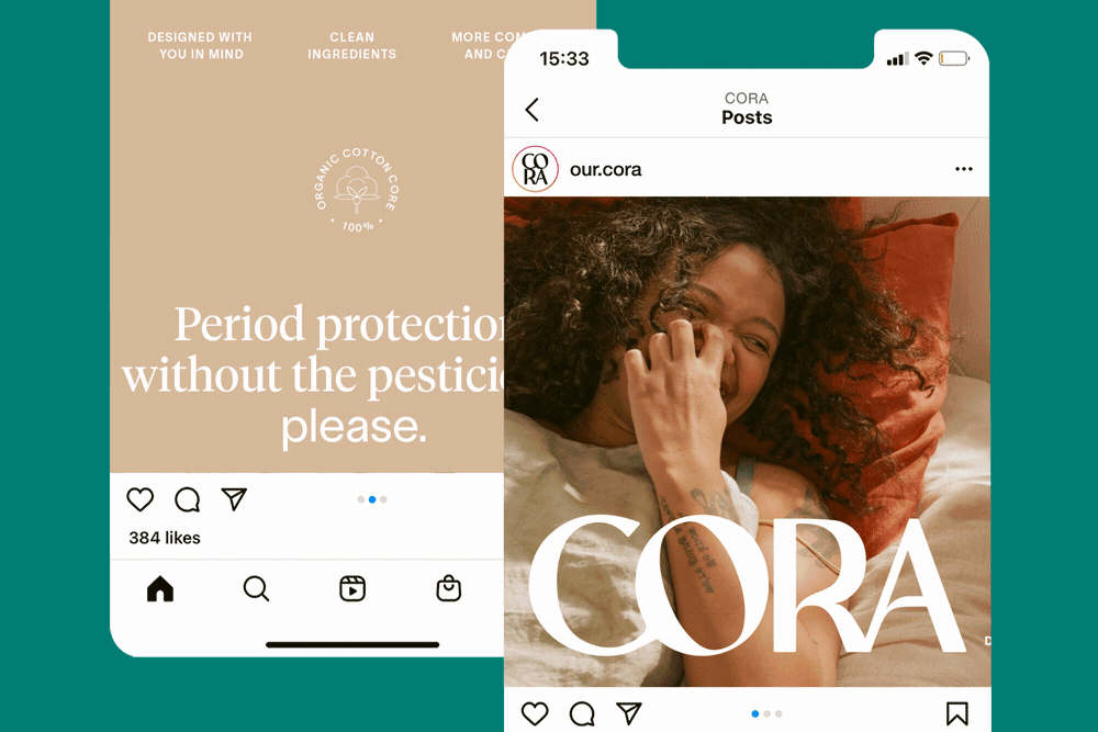Cora’s redesign embraces a ‘self care’ approach to periods