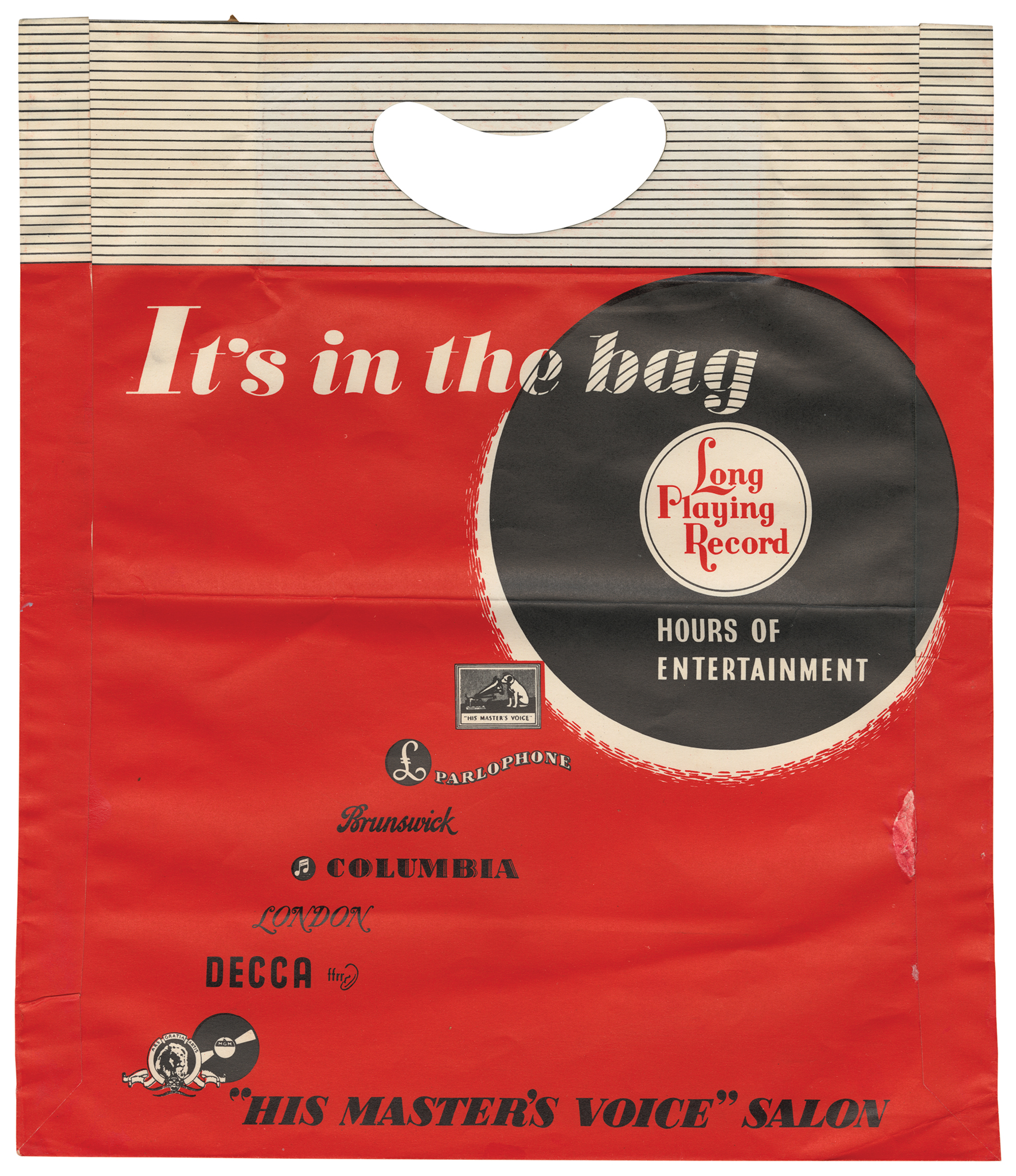 Why British record store carrier bags are graphic design icons