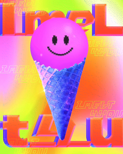 Emily López’s digital artworks are an acid colour trip