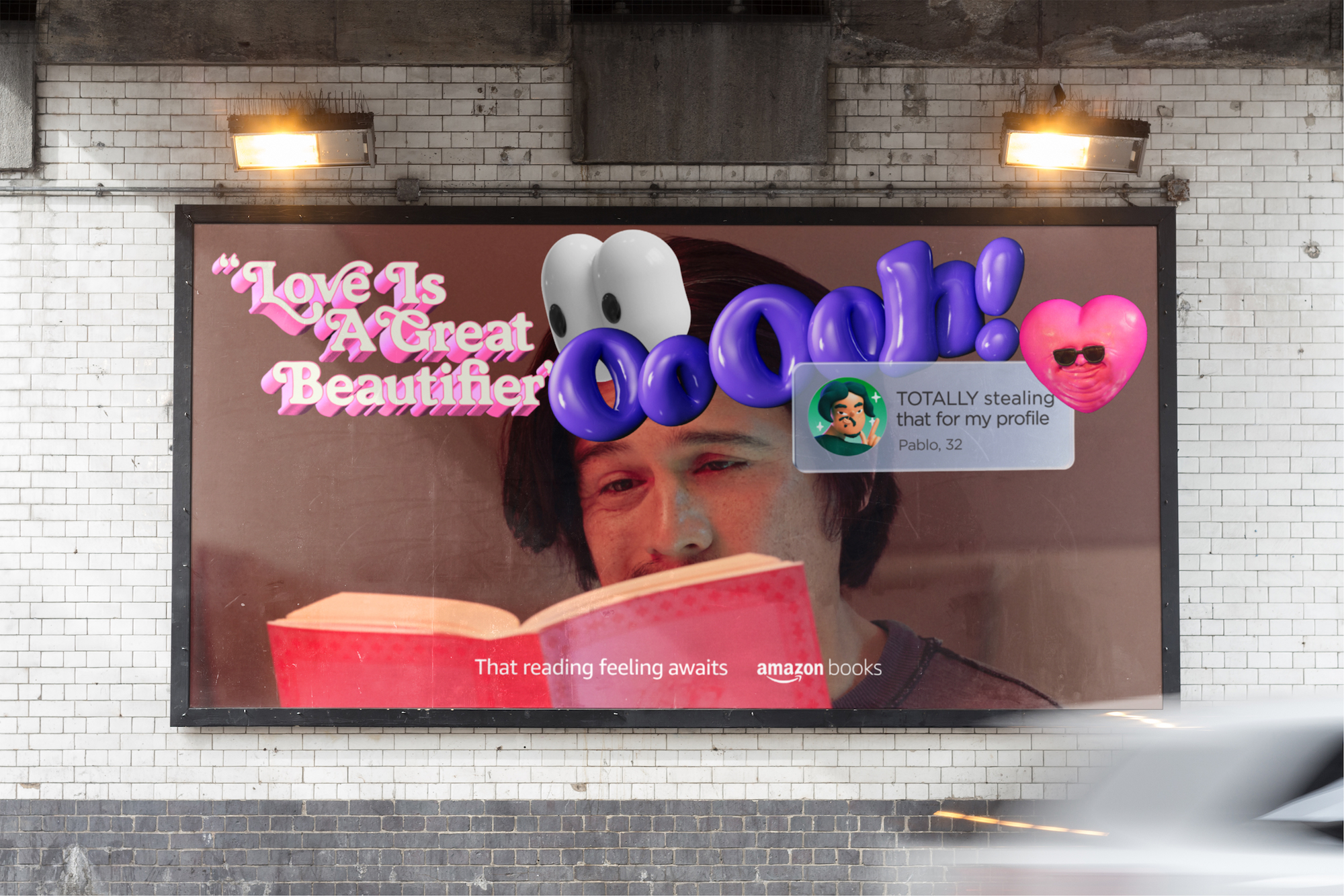 New Droga5 Amazon campaign celebrates books’ “invisible magic”