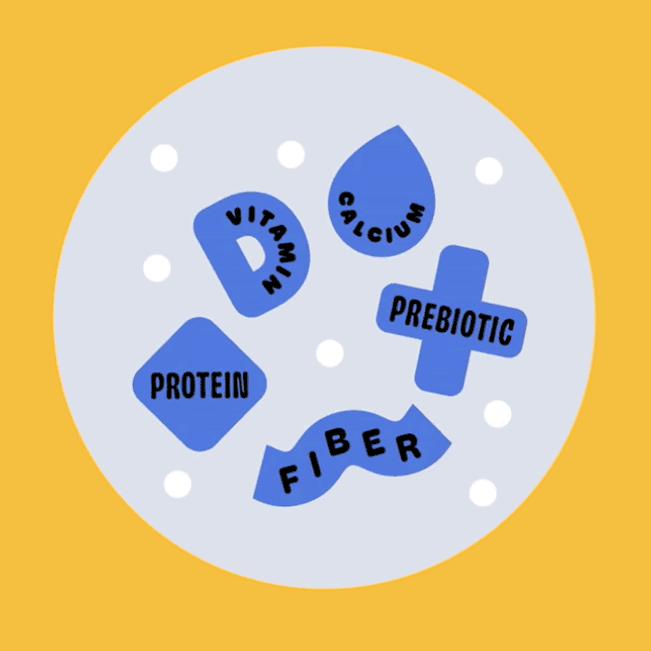 A playful visual identity for plant-based milk brand KiddiWinks