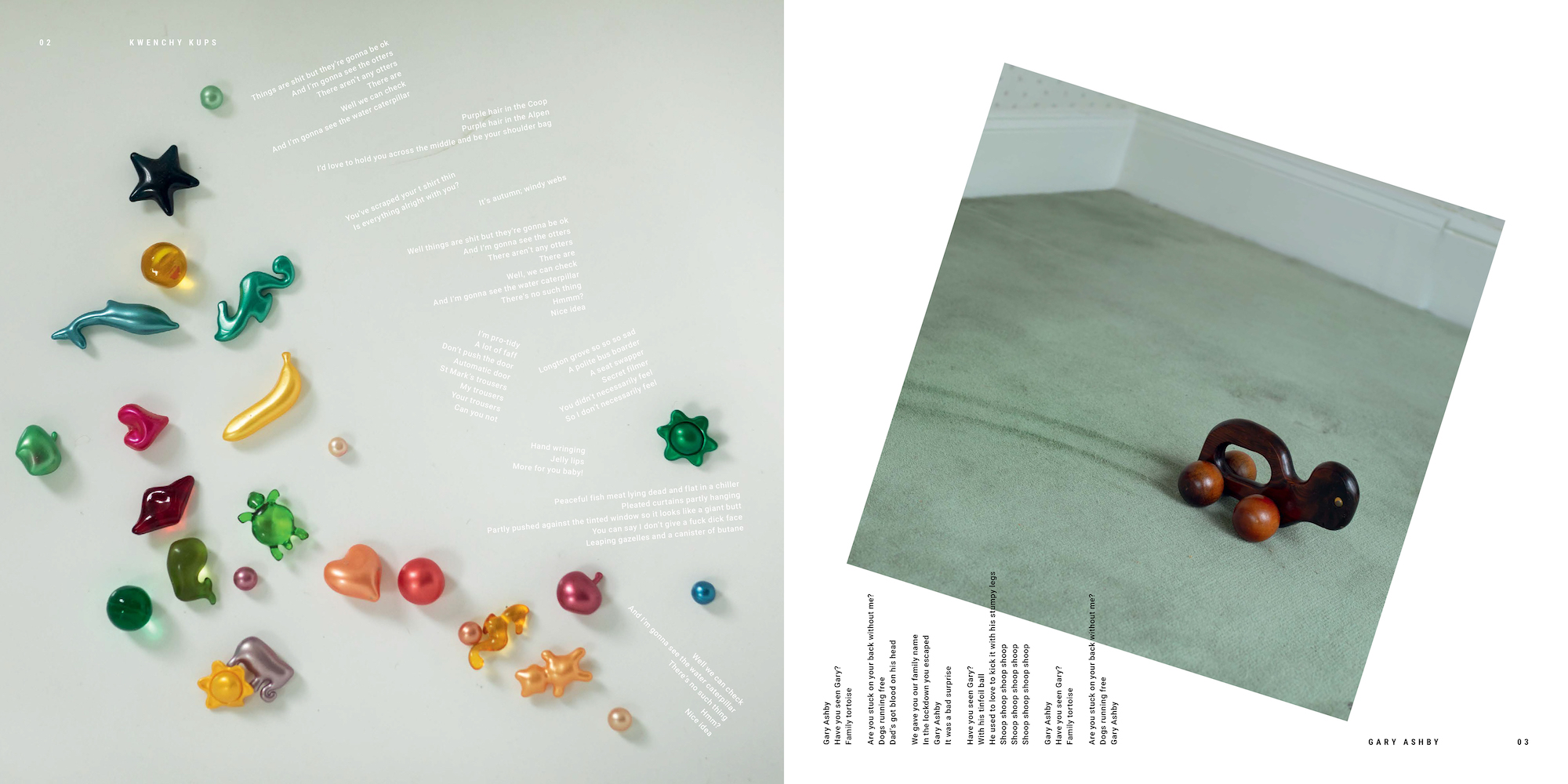 Rottingdean Bazaar and Annie Collinge create Dry Cleaning album artwork