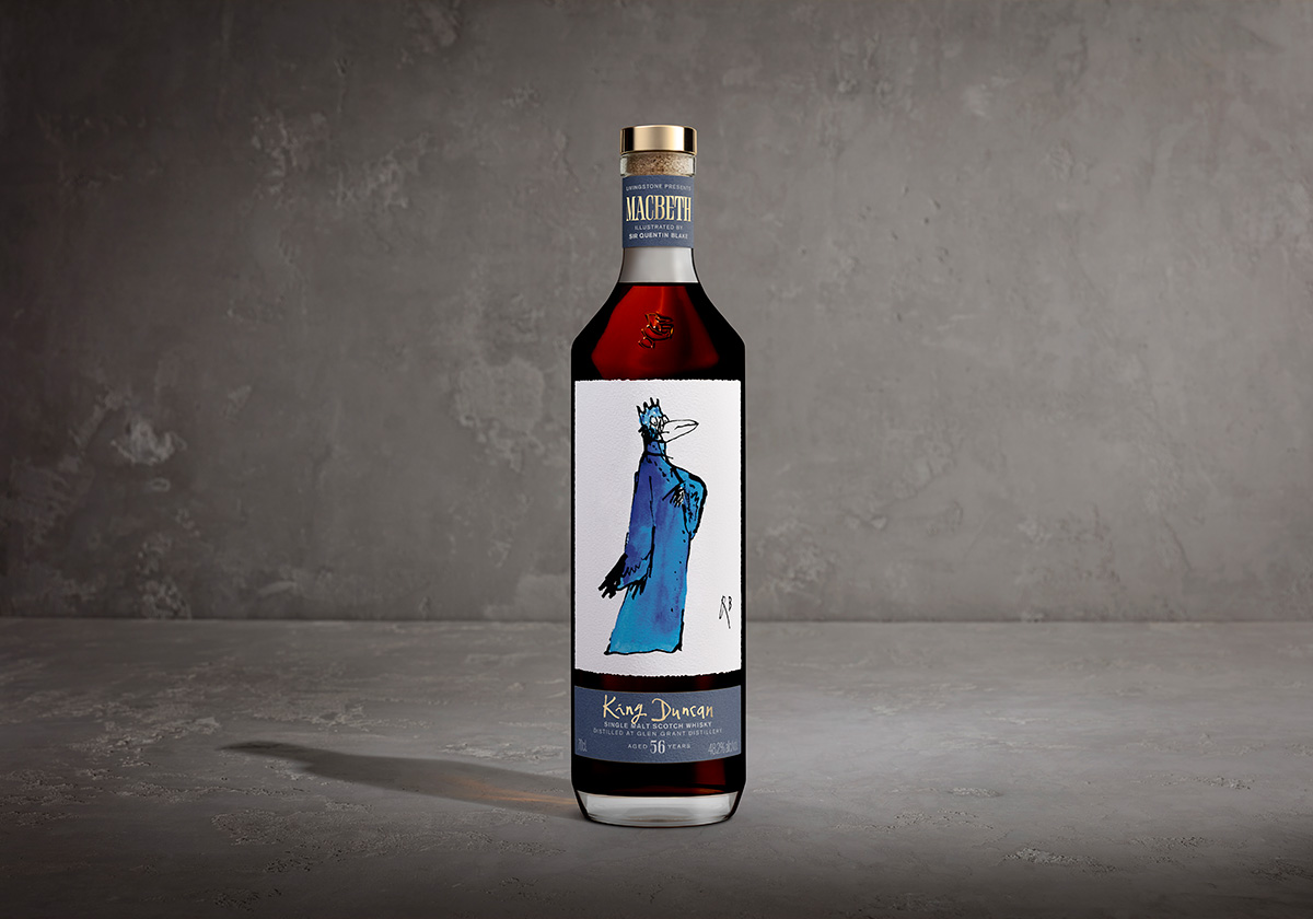 Quentin Blake creates feathery illustrations of Macbeth for whisky range