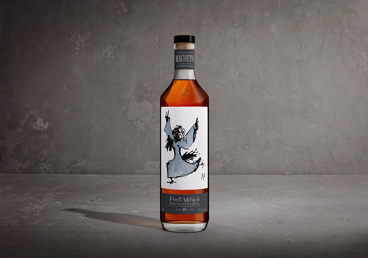 Quentin Blake creates feathery illustrations of Macbeth for whisky range