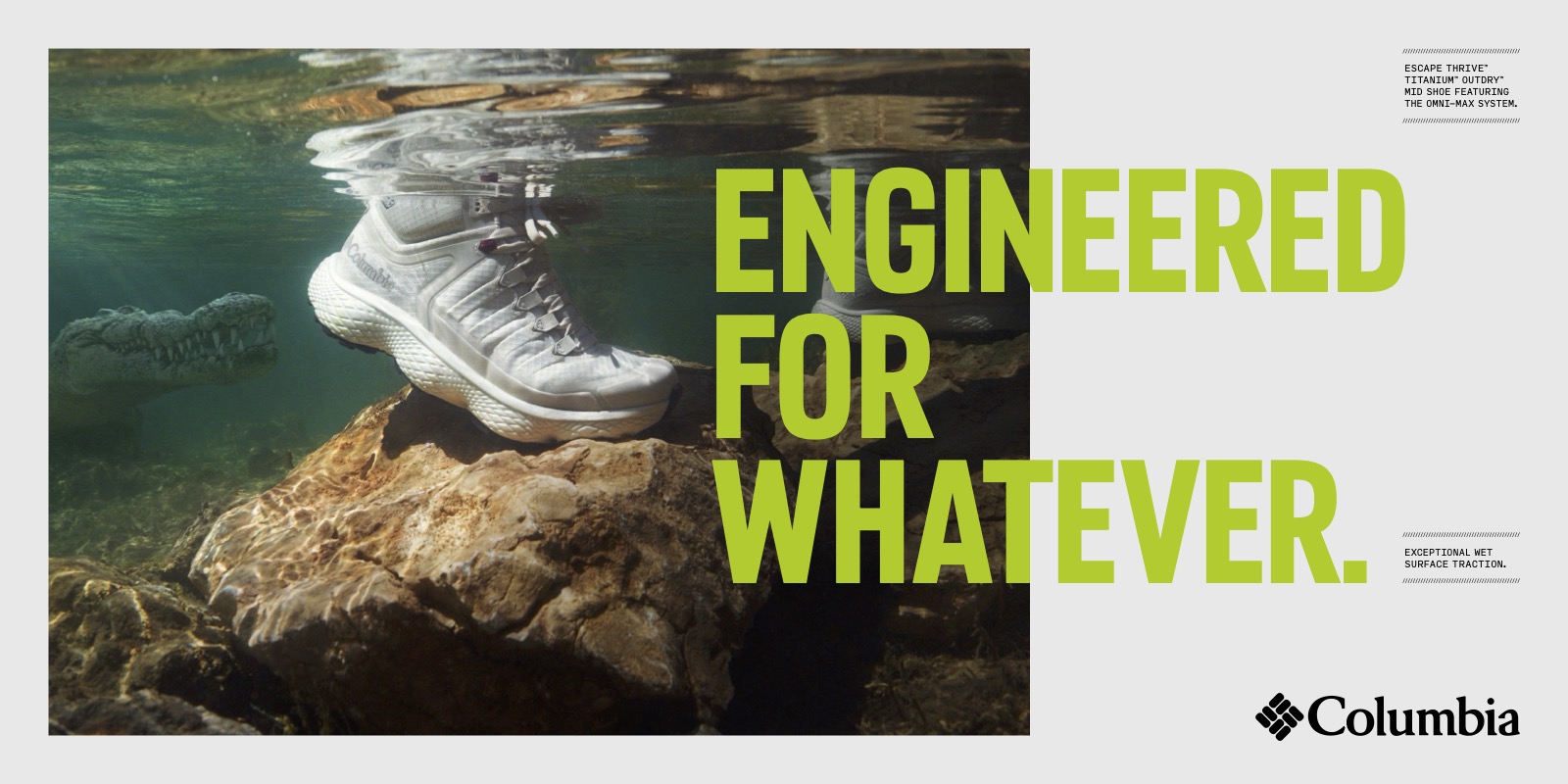 Columbia’s new campaign ditches outdoor category rules