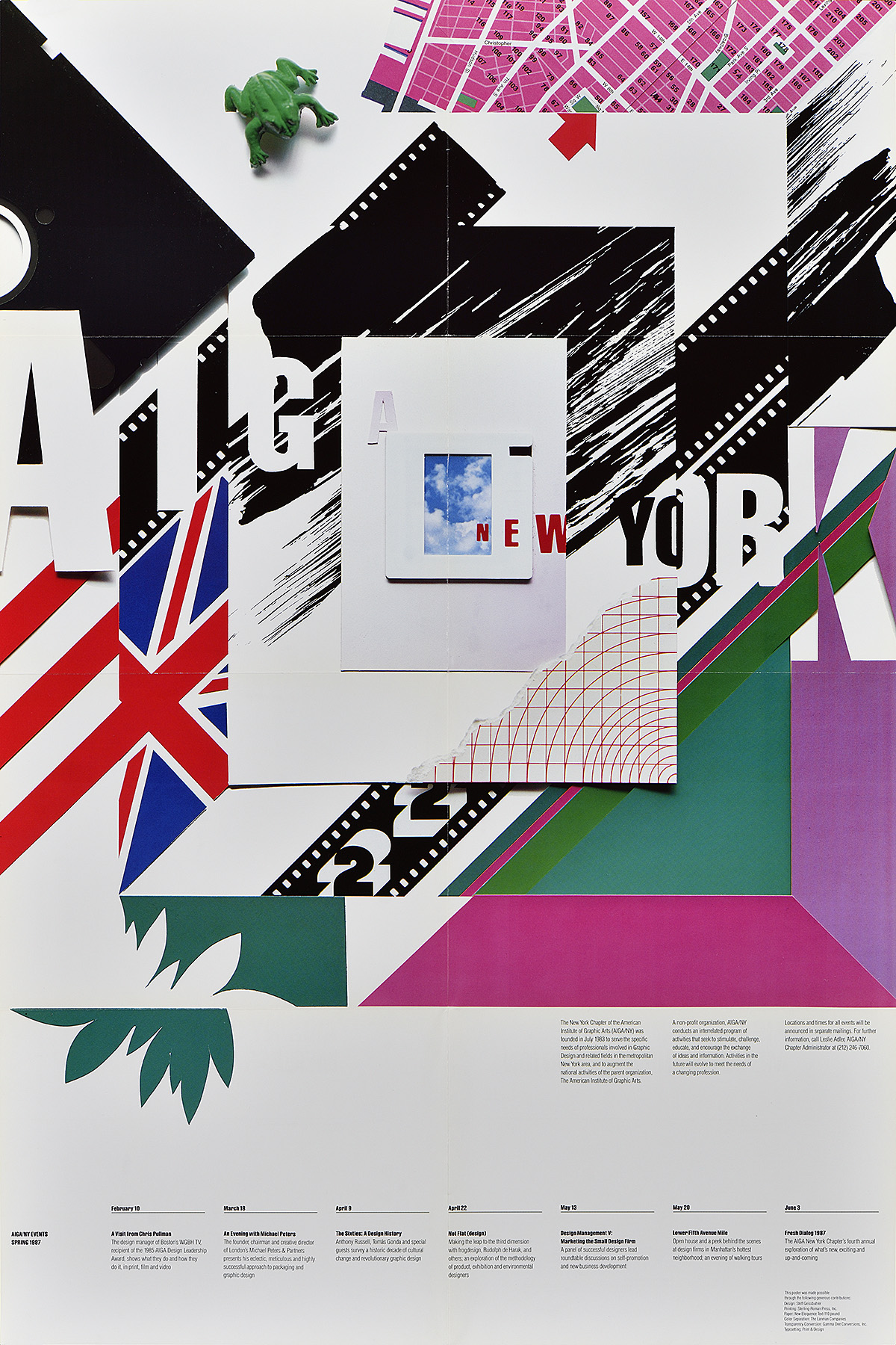 AIGA NY’s poster archive charts five decades of discourse and design